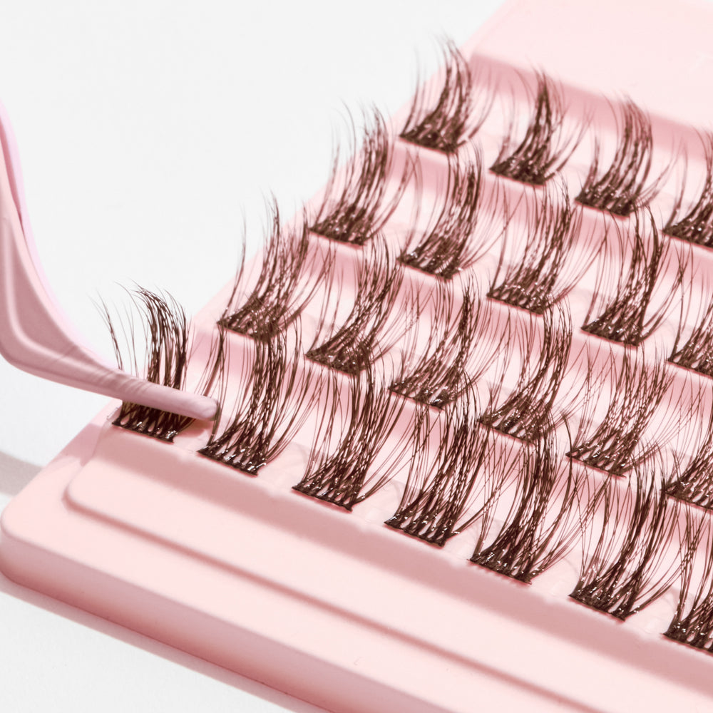 Wispy Volume Chocolate Individual Lashes | Tatti Lashes