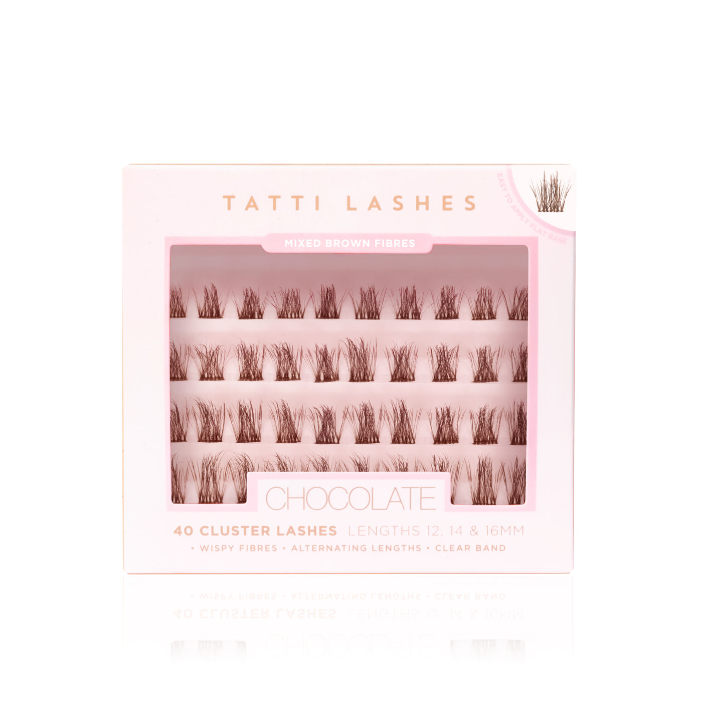 Wispy Volume Chocolate Individual Lashes | Tatti Lashes