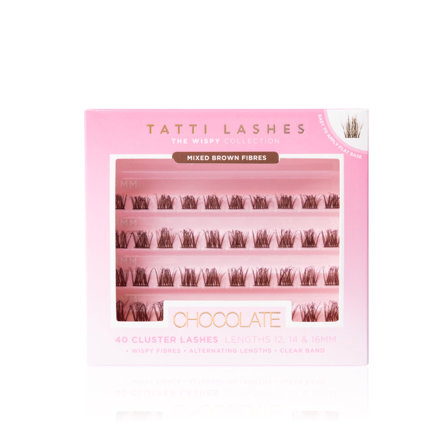 Wispy Volume Chocolate Individual Lashes | Tatti Lashes