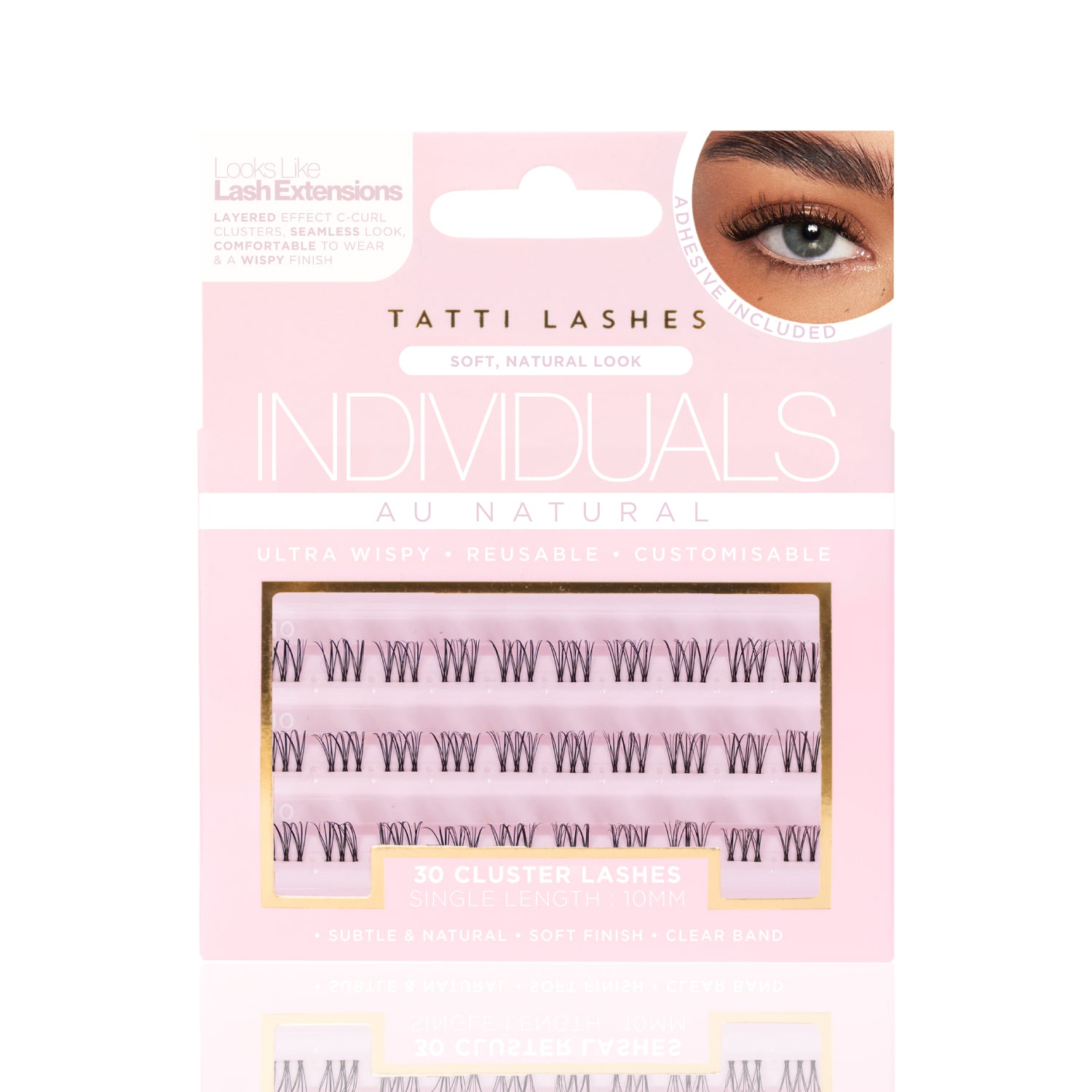 Au Natural - Single Length | Tatti Lashes