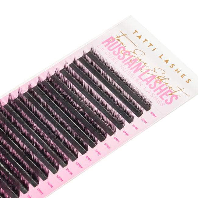 L+ Curl Russian Volume Lashes | Tatti Lashes®