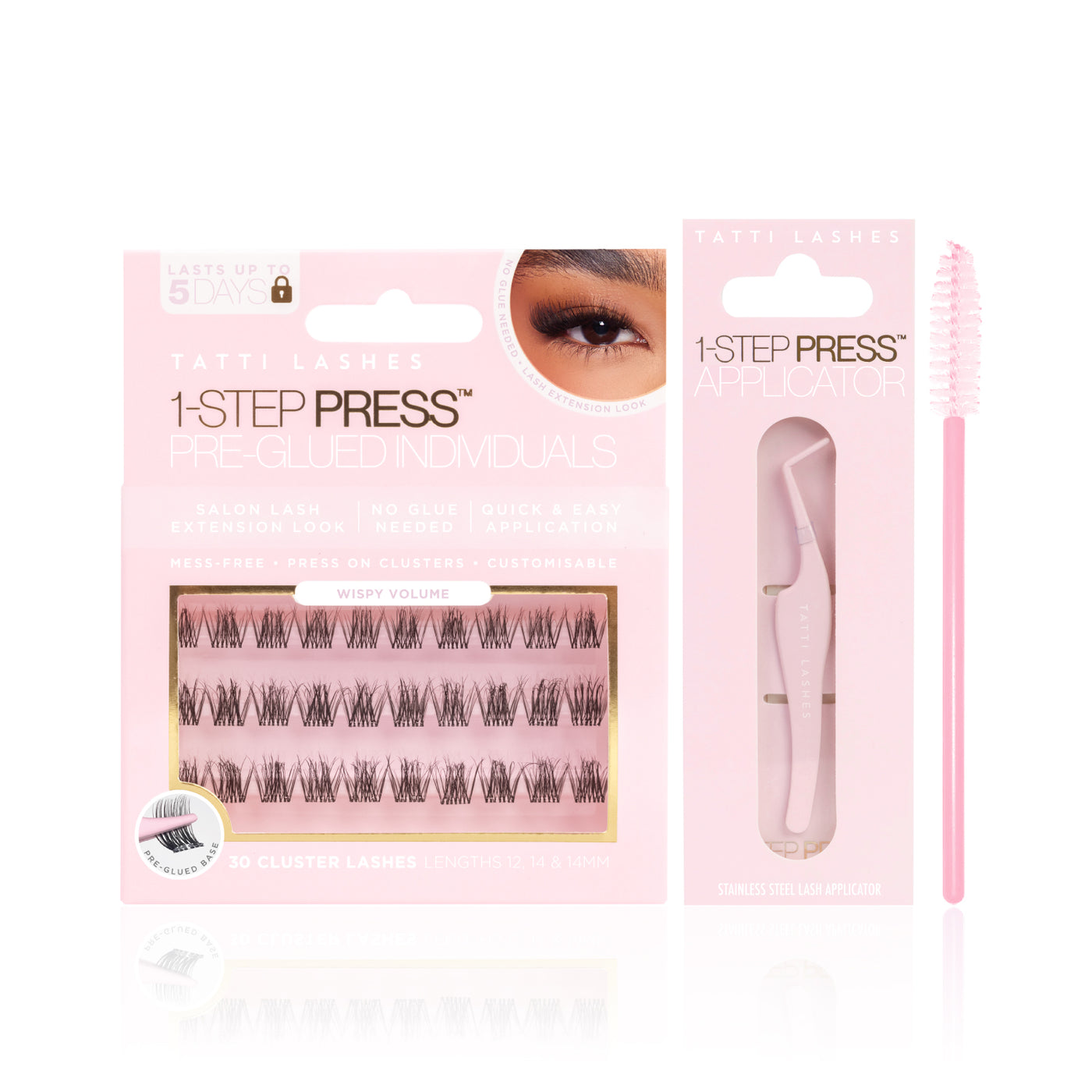 1-Step Press™ Pre-Glued Lash Kit | Tatti Lashes