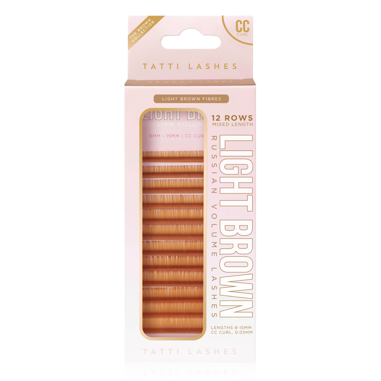 Light Brown Mixed Lashes | Tatti Lashes