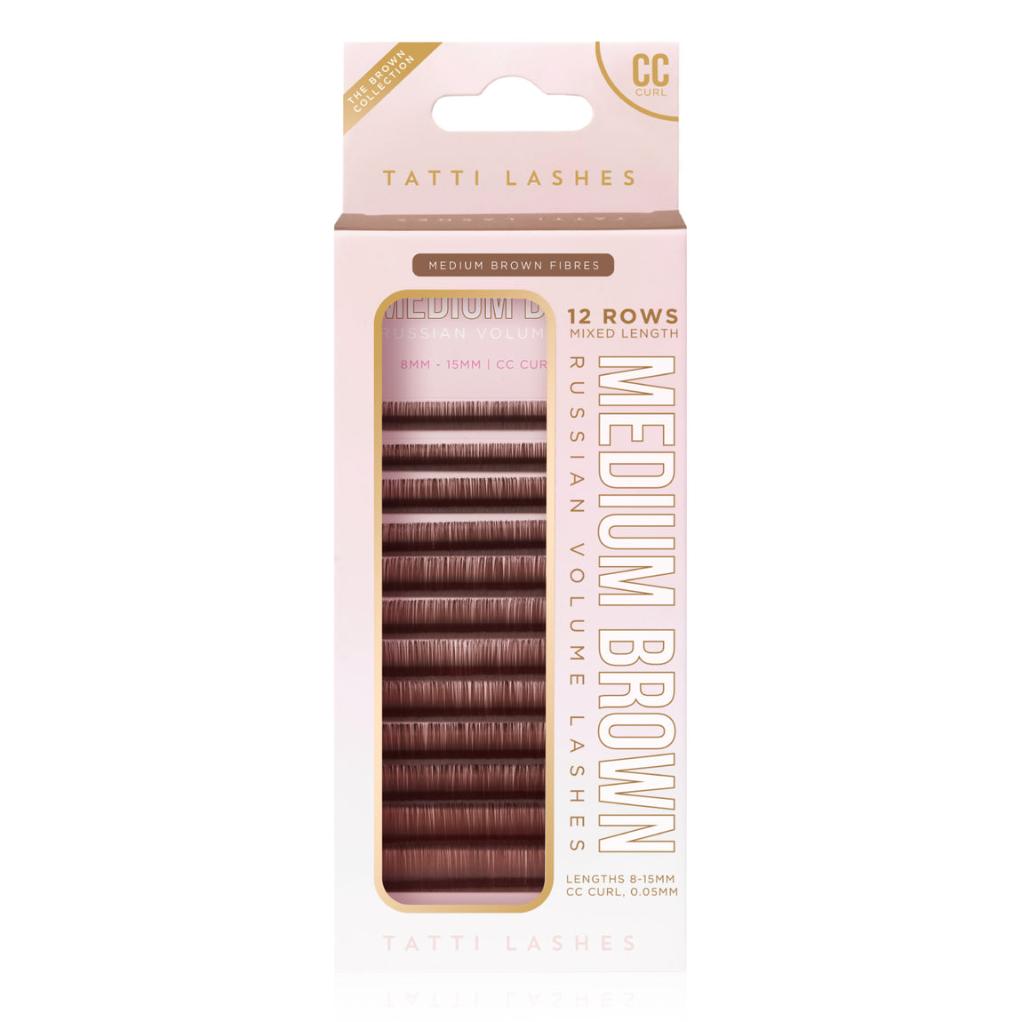 Medium Brown Mixed Lashes | Tatti Lashes®