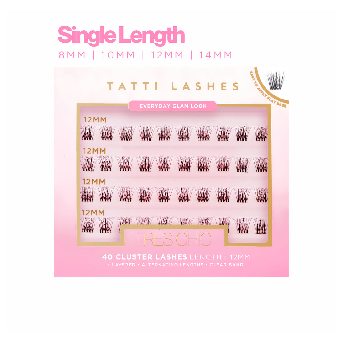 Tres Chic - Single Length Lashes | Tatti Lashes