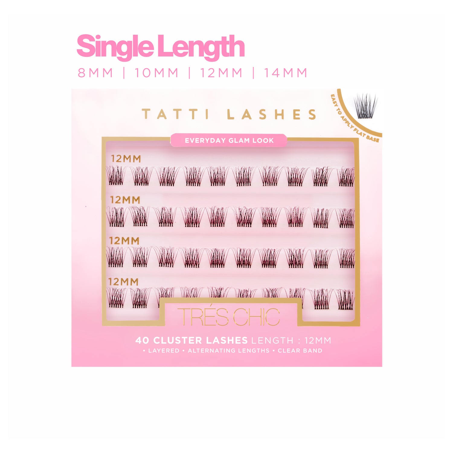 Tres Chic - Single Length Lashes | Tatti Lashes