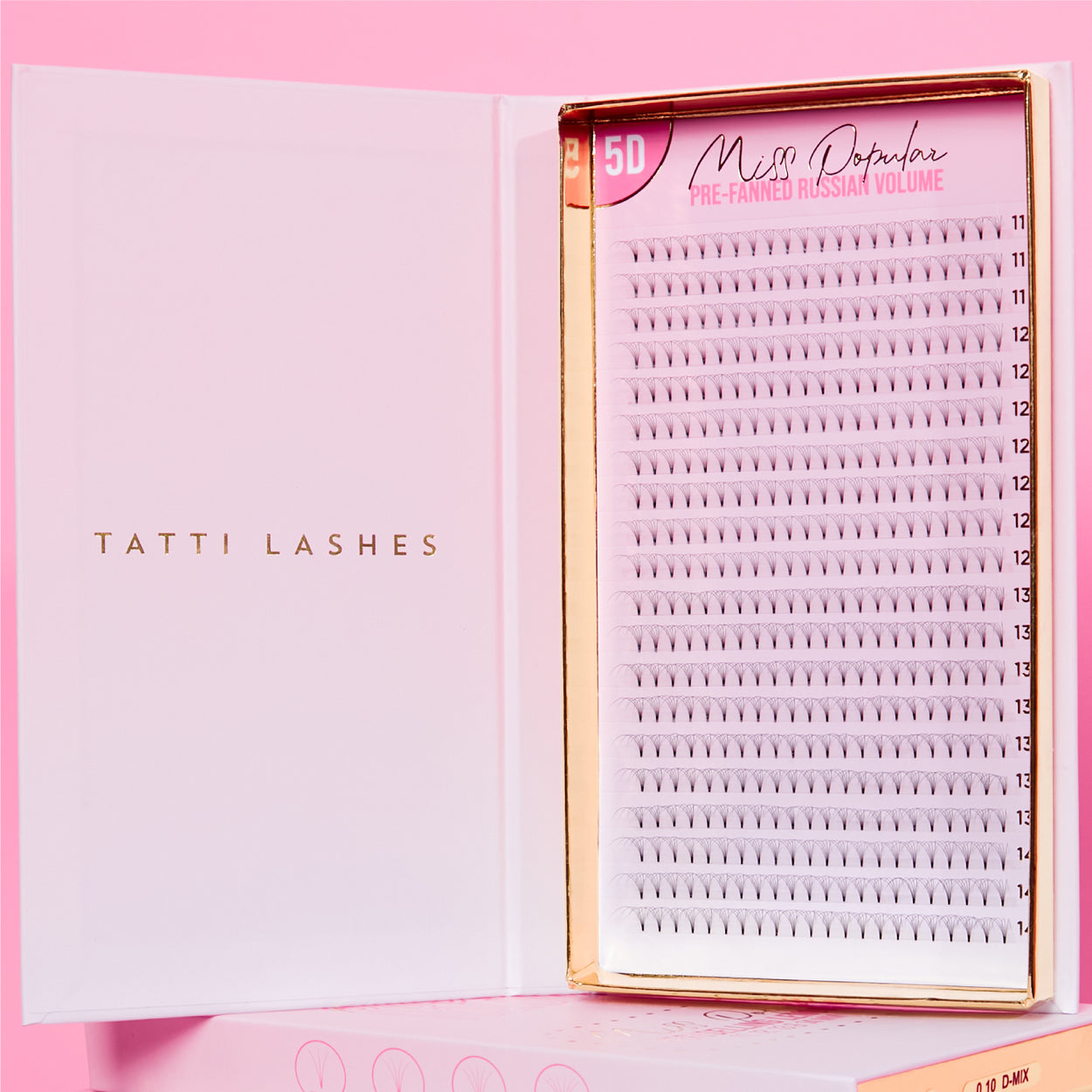 5D Mixed-Length Pre Russian Lashes XL | Tatti Lashes