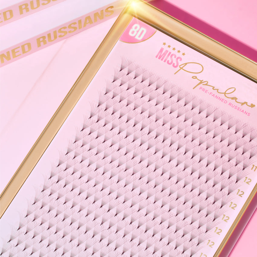 8D Mixed-Length Pre Russian Lashes XL | Tatti Lashes