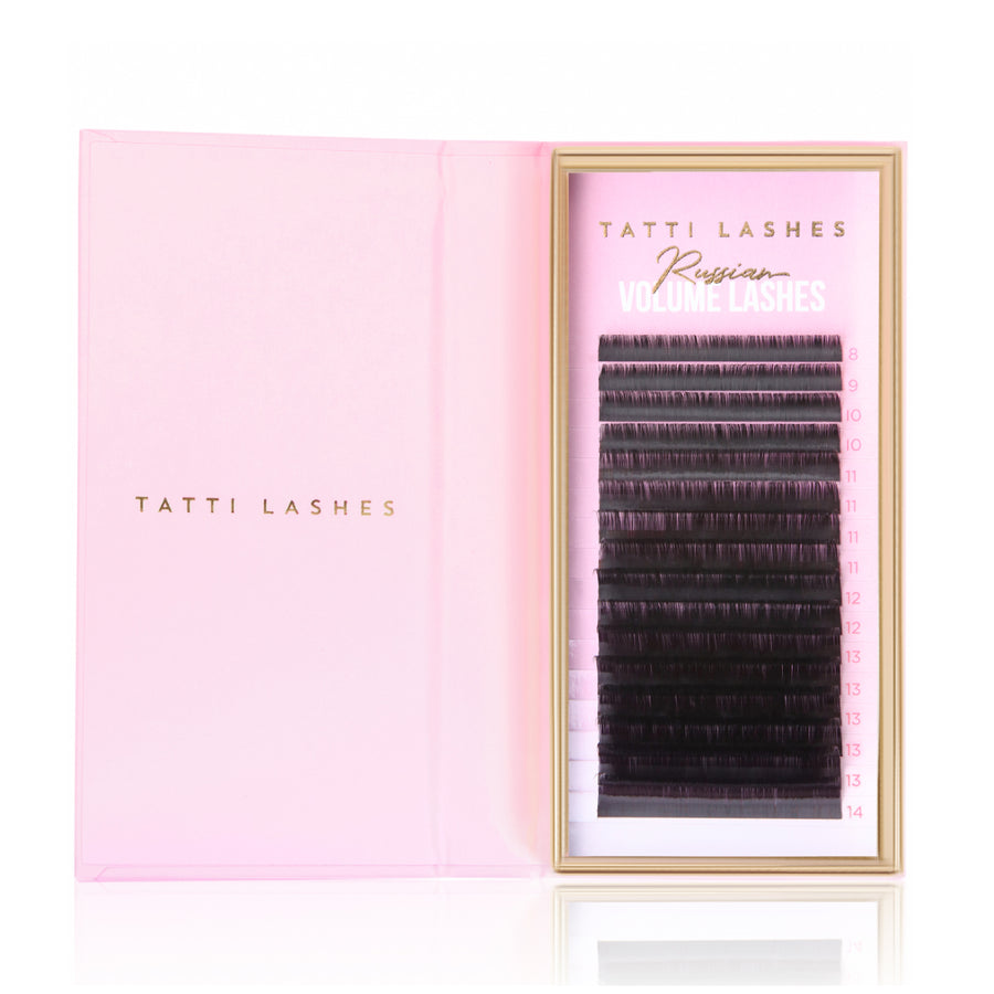 Russian Volume Lashes (Mixed Length) | Tatti Lashes®